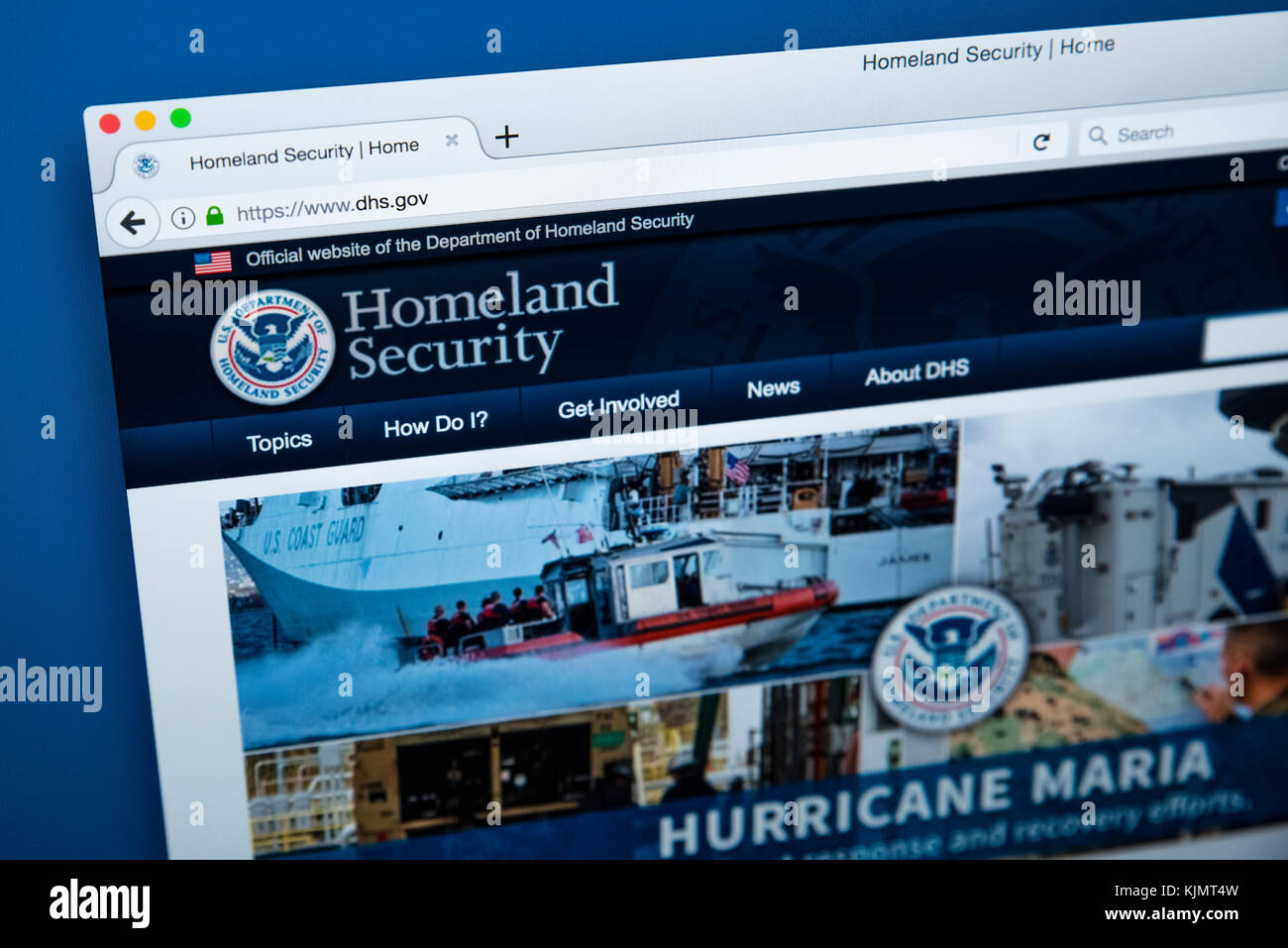 LONDON, UK - NOVEMBER 17TH 2017: The homepage of the official website ...