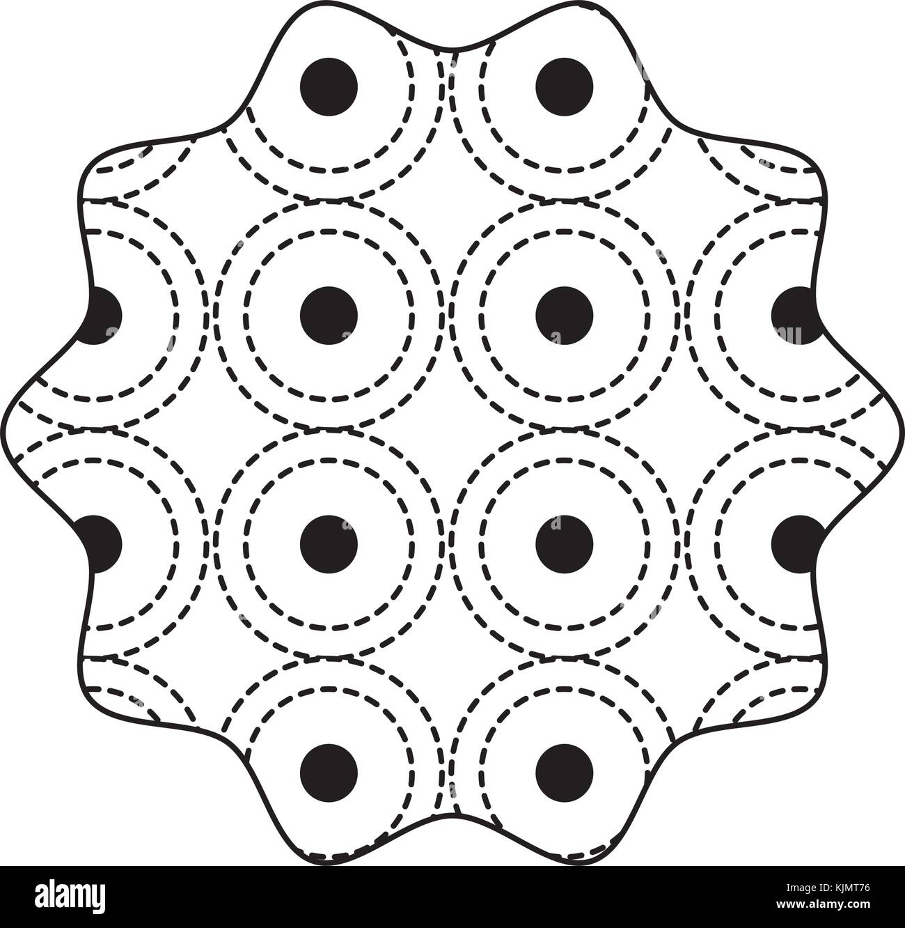 Isolated pattern seal stamp design Stock Vector Image & Art - Alamy