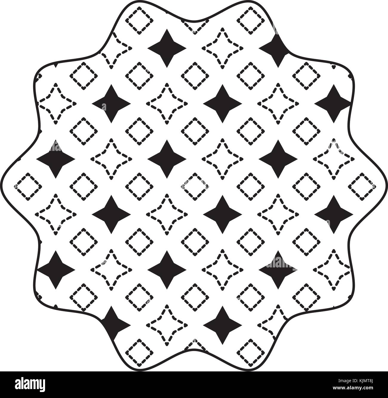 Isolated pattern seal stamp design Stock Vector Image & Art - Alamy