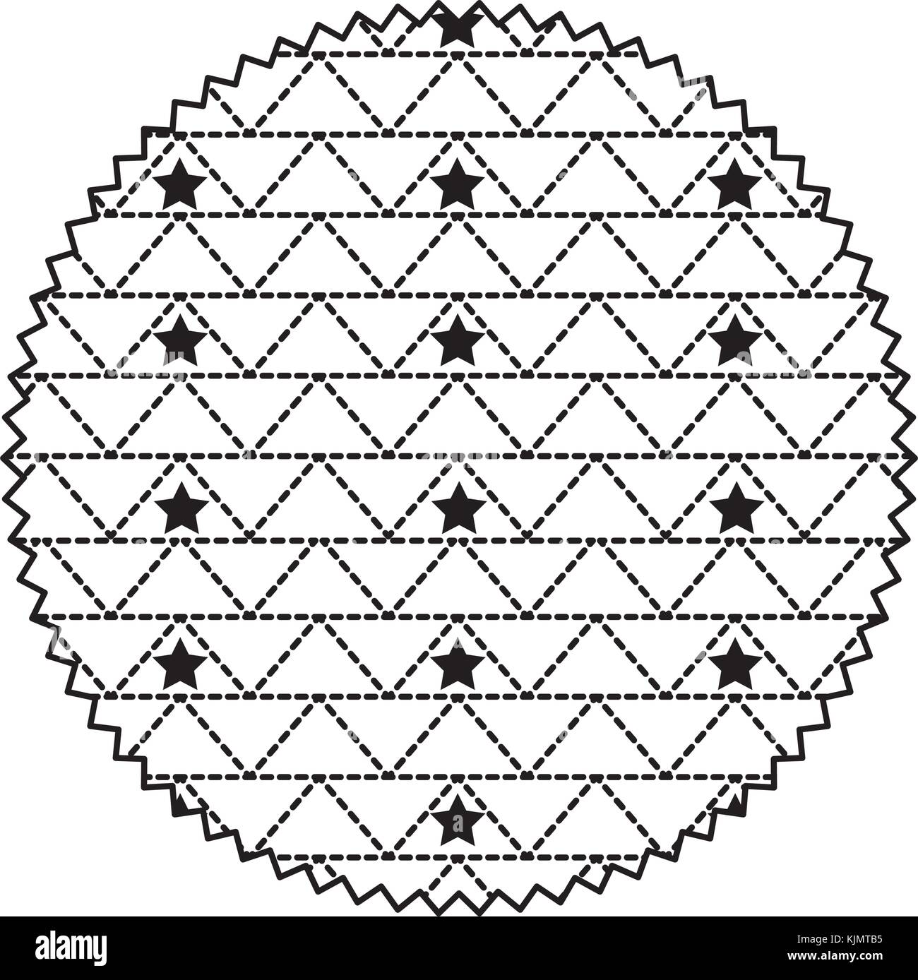 Isolated pattern circle design Stock Vector Image & Art - Alamy