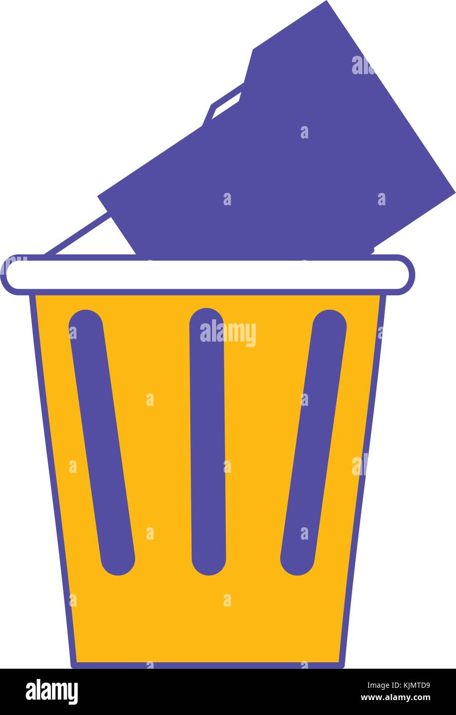 trash and folder icon Stock Vector Image & Art - Alamy
