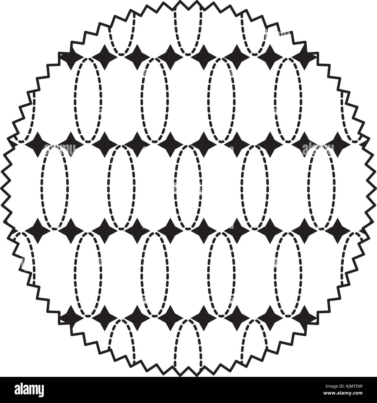 Isolated pattern circle design Stock Vector Image & Art - Alamy