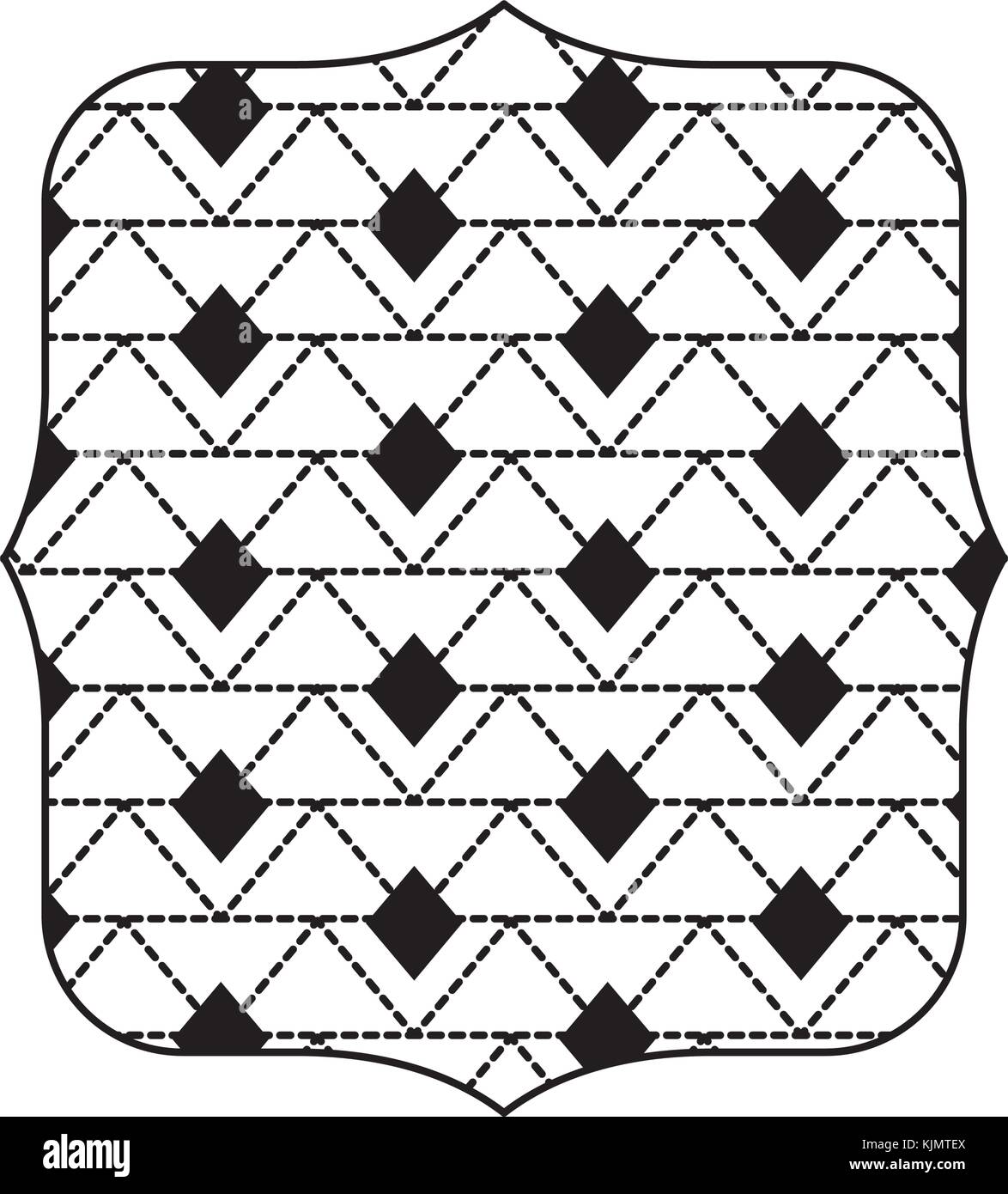 Isolated pattern frame design Stock Vector Image & Art - Alamy