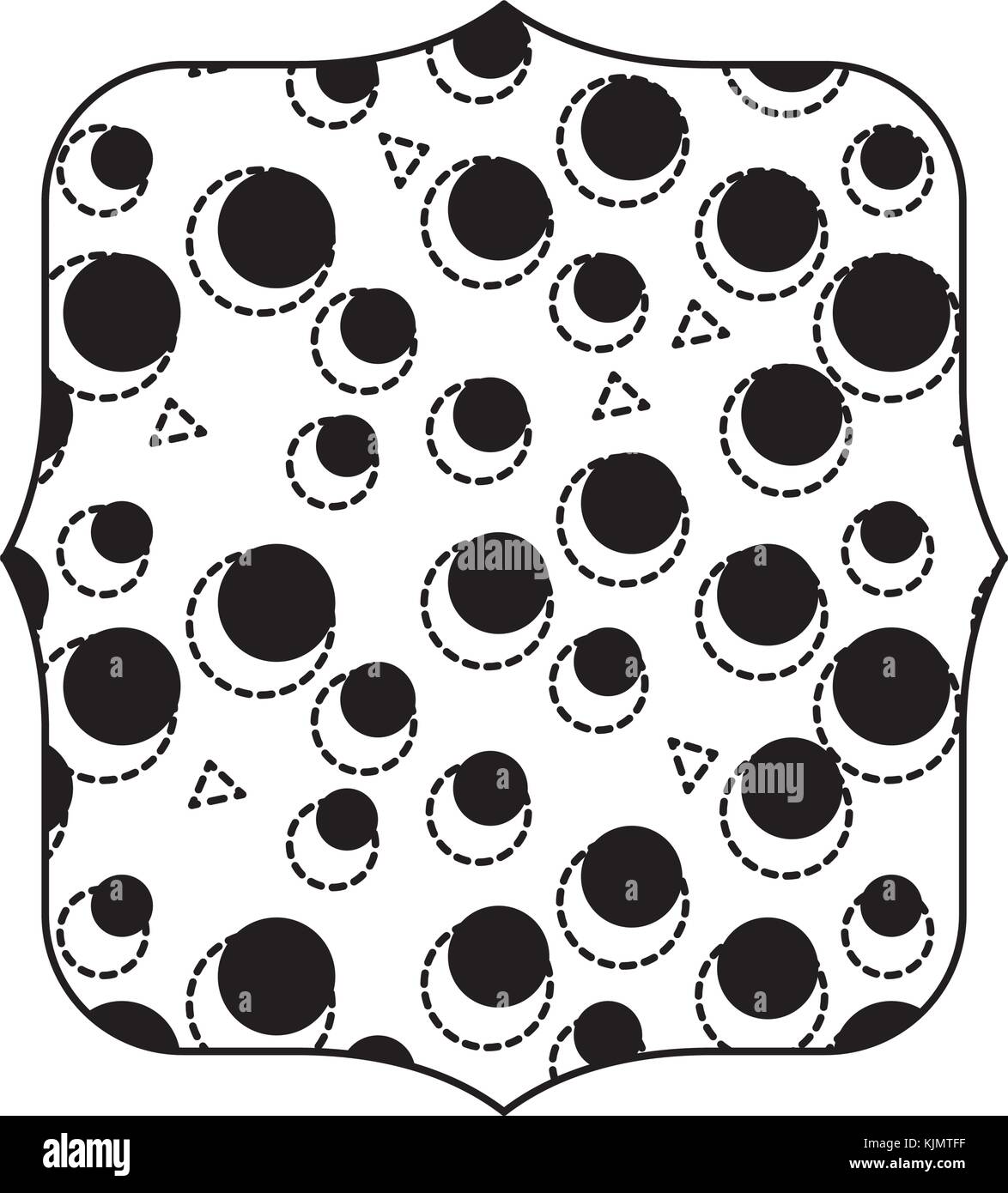 Isolated pattern frame design Stock Vector Image & Art - Alamy