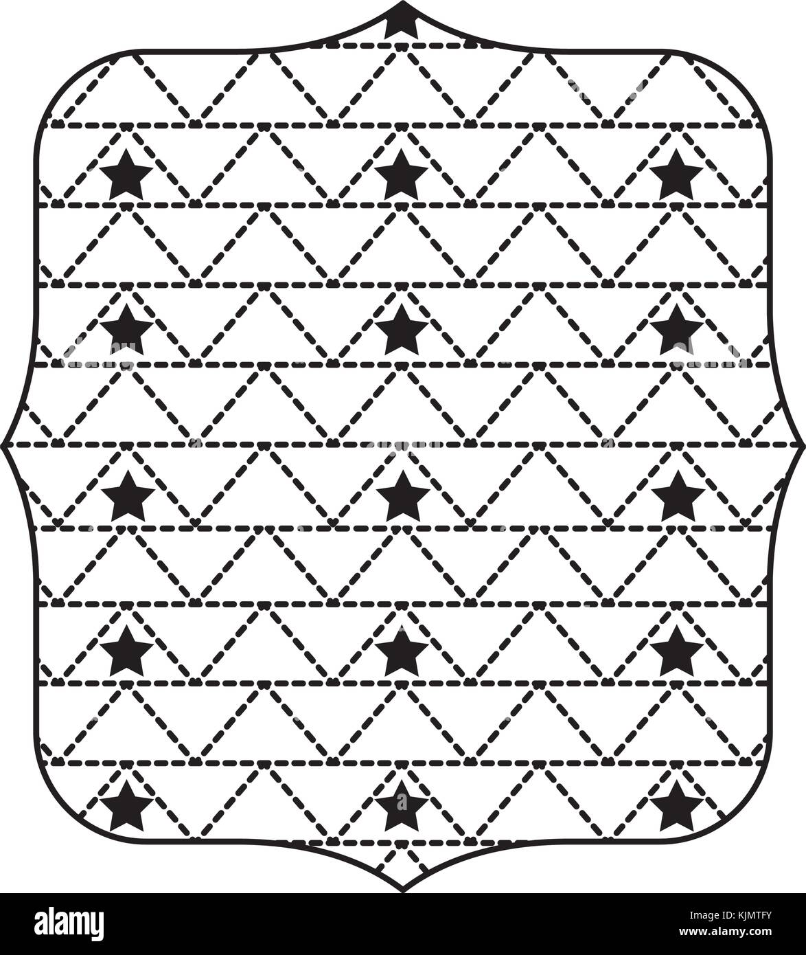 Isolated pattern frame design Stock Vector Image & Art - Alamy