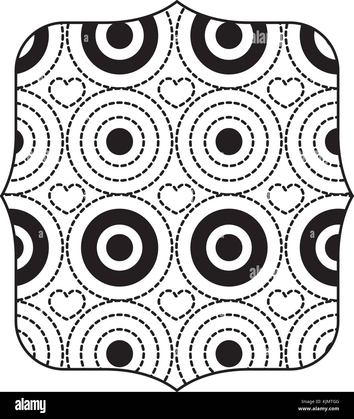 Isolated pattern frame design Stock Vector Image & Art - Alamy