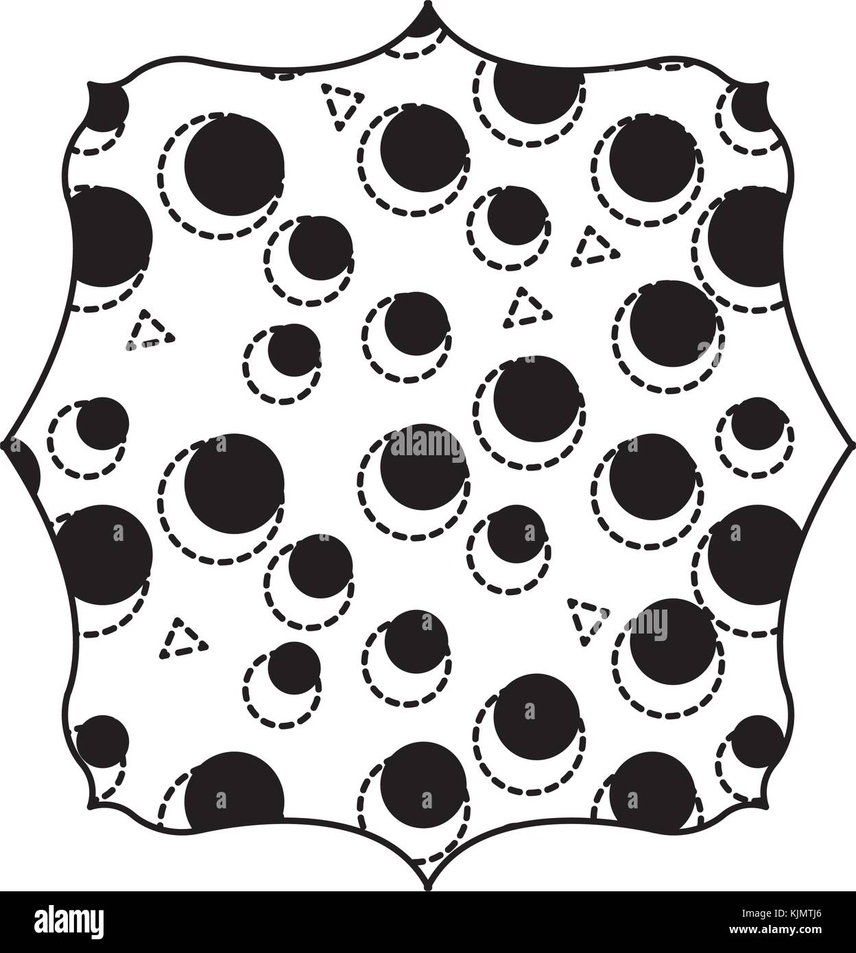 Isolated pattern frame design Stock Vector Image & Art - Alamy