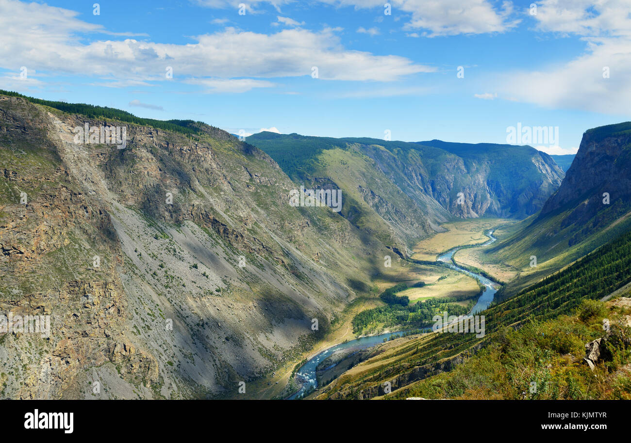Aerial view valley river chulyshman hi-res stock photography and images ...