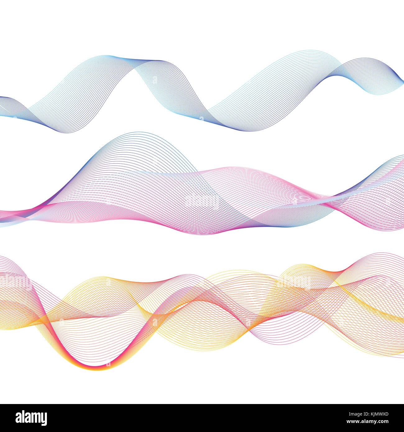 Graphic linear waves on a white background Stock Vector Image & Art - Alamy