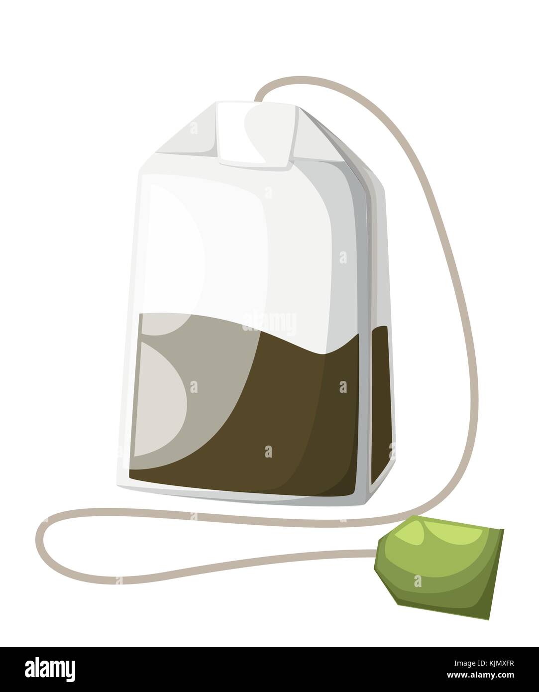 cartoon icon of tea and sweet. Isolated on white background. Website ...