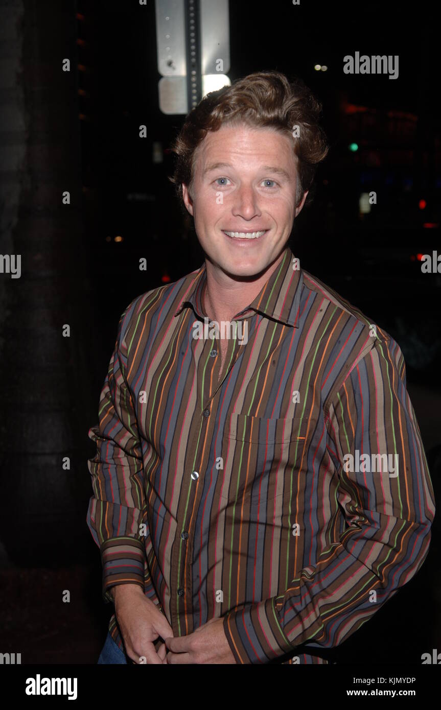 MIAMI BEACH - JULY 27 2005: Billy Bush entering China Grill Restaurant ...