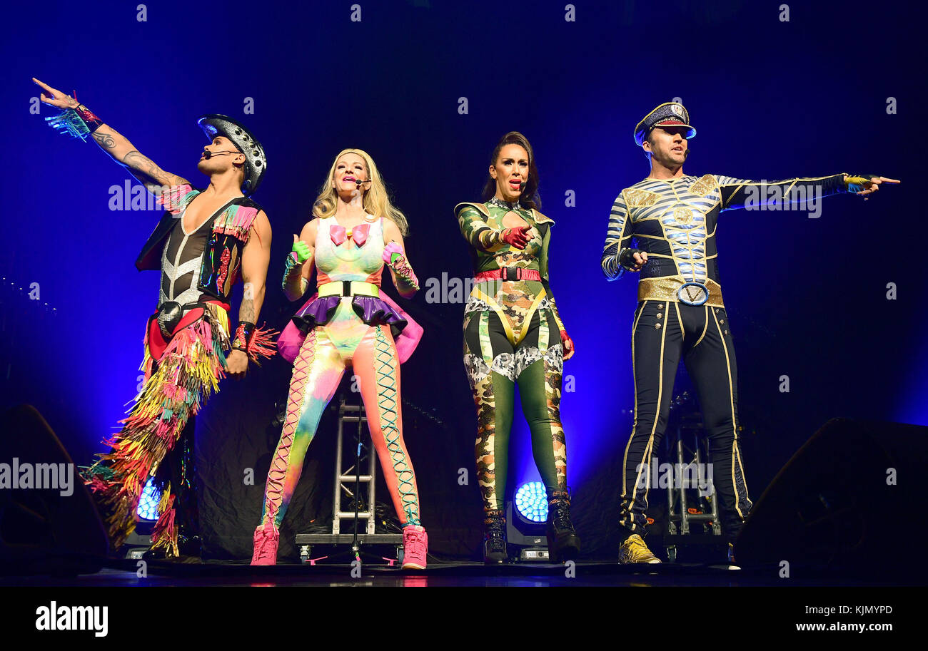 The Vengaboys performing at the O2 Arena in London, ahead of ...