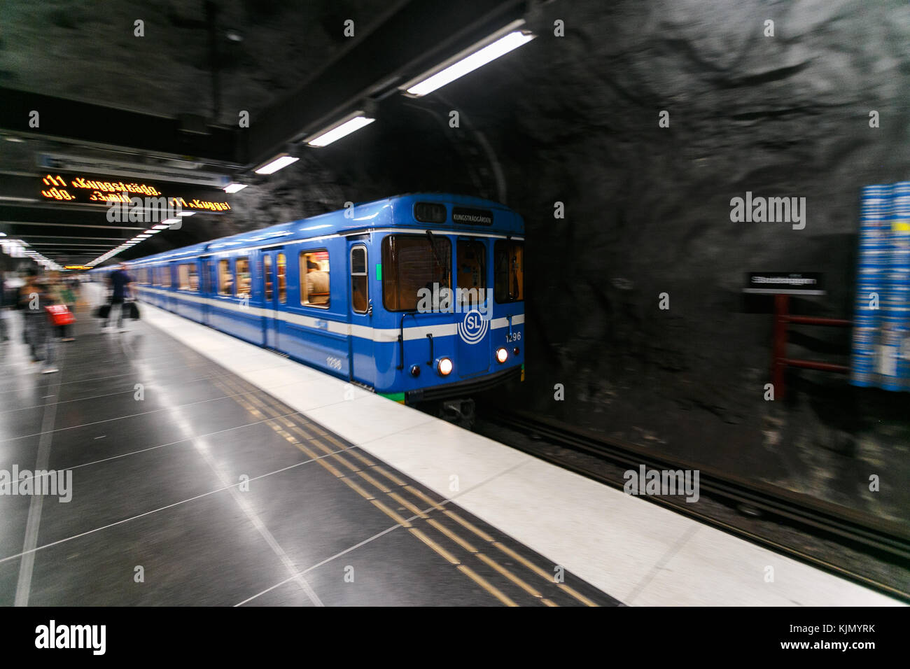 Subway Station Stockholm Sweden Stock Photos & Subway Station Stockholm ...