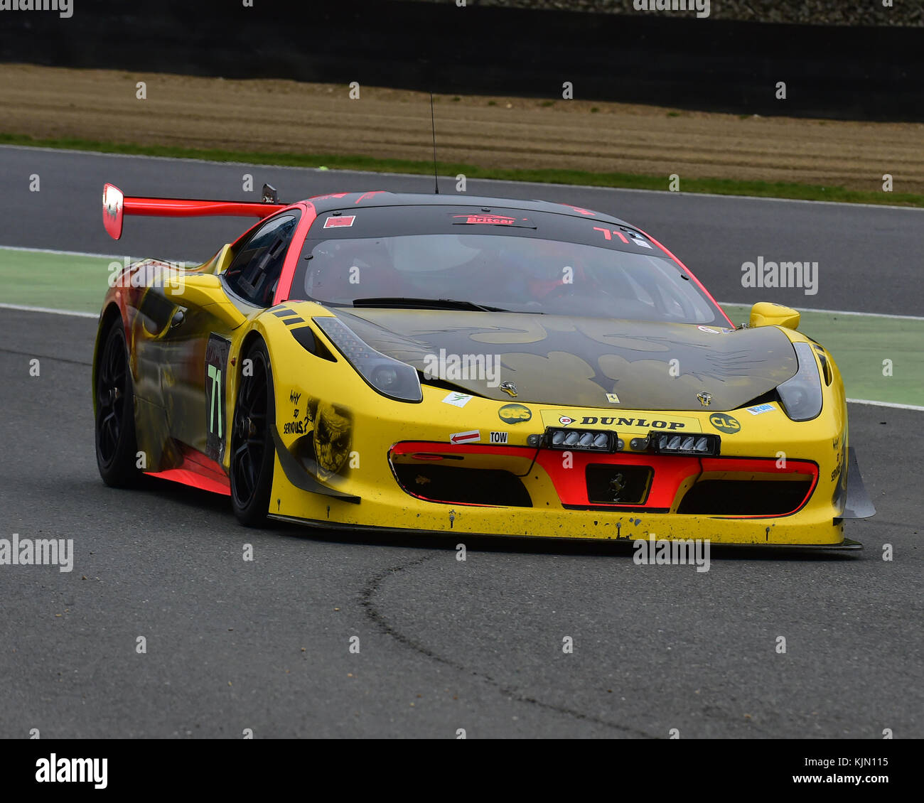 Neil Garnham, Matt le Breton, Rob Young, Ferrari 458 Challenge, Britcar ...