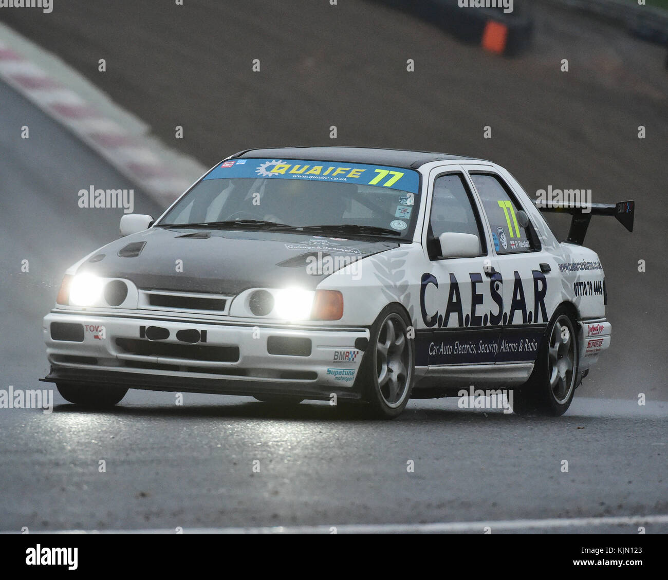 Colin Tester, Paul Restall, Ford Sierra Cosworth, BARC SE Pit Stop Race ...