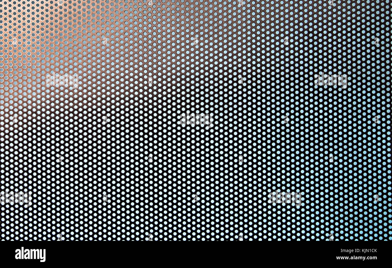 Perforated sheet metal Stock Photo - Alamy