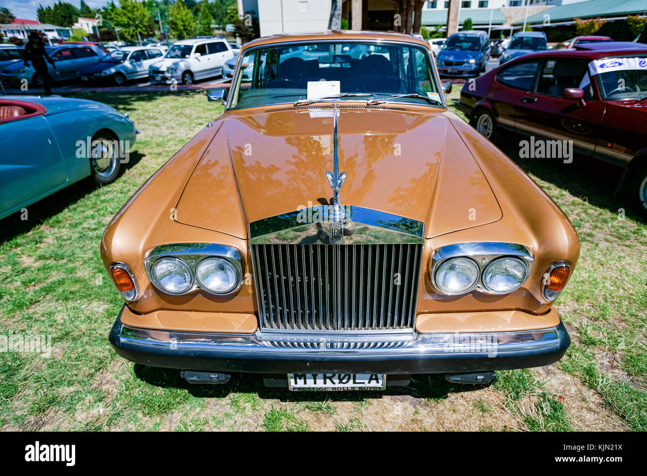 New Zealand - APRIL, 2016: Exhibition of vintage cars in Auckland, New ...