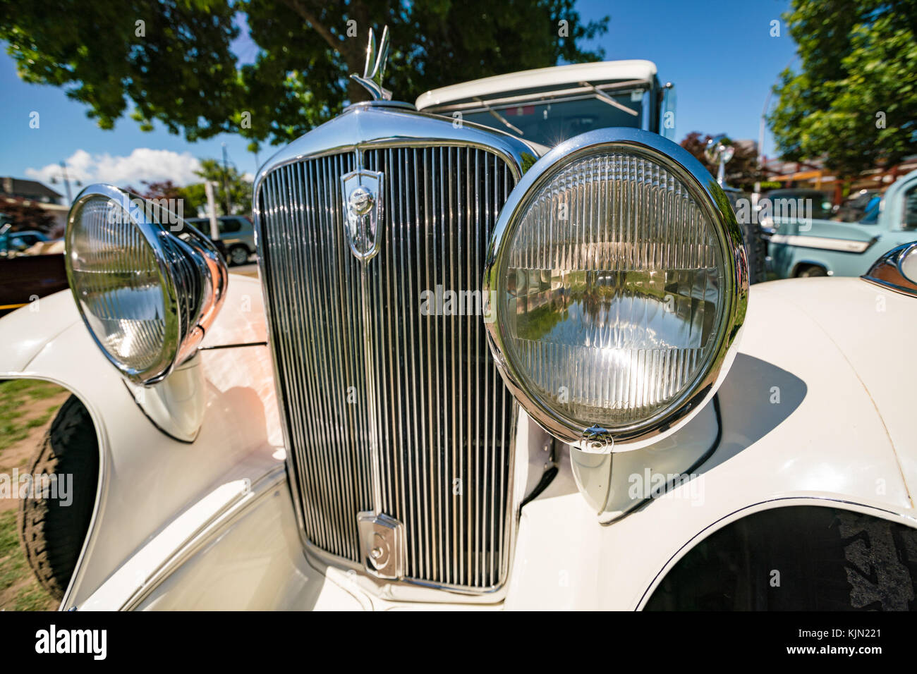New Zealand - APRIL, 2016: Exhibition of vintage cars in Auckland, New ...
