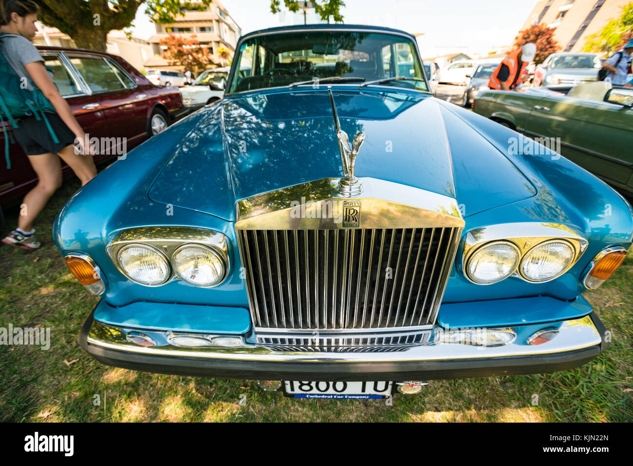 New Zealand - APRIL, 2016: Exhibition of vintage cars in Auckland, New ...