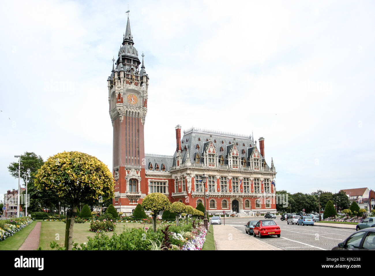 main square in the town centre of calais in the pas-de-calais ...