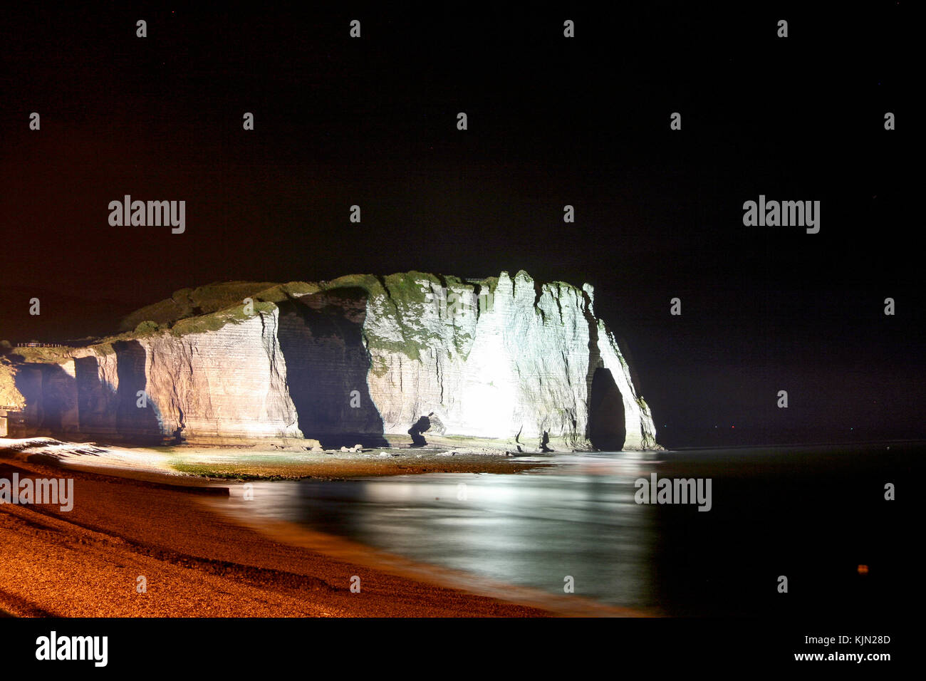The Manneporte arch near Etretat, Normandy, France Stock Photo - Alamy