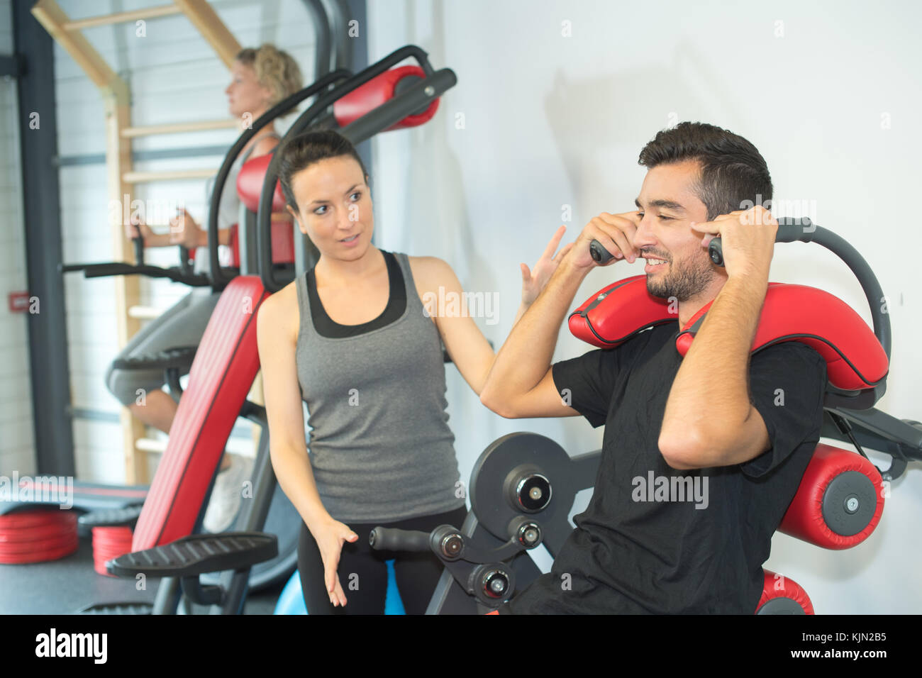 Trainer trainee hi-res stock photography and images - Alamy