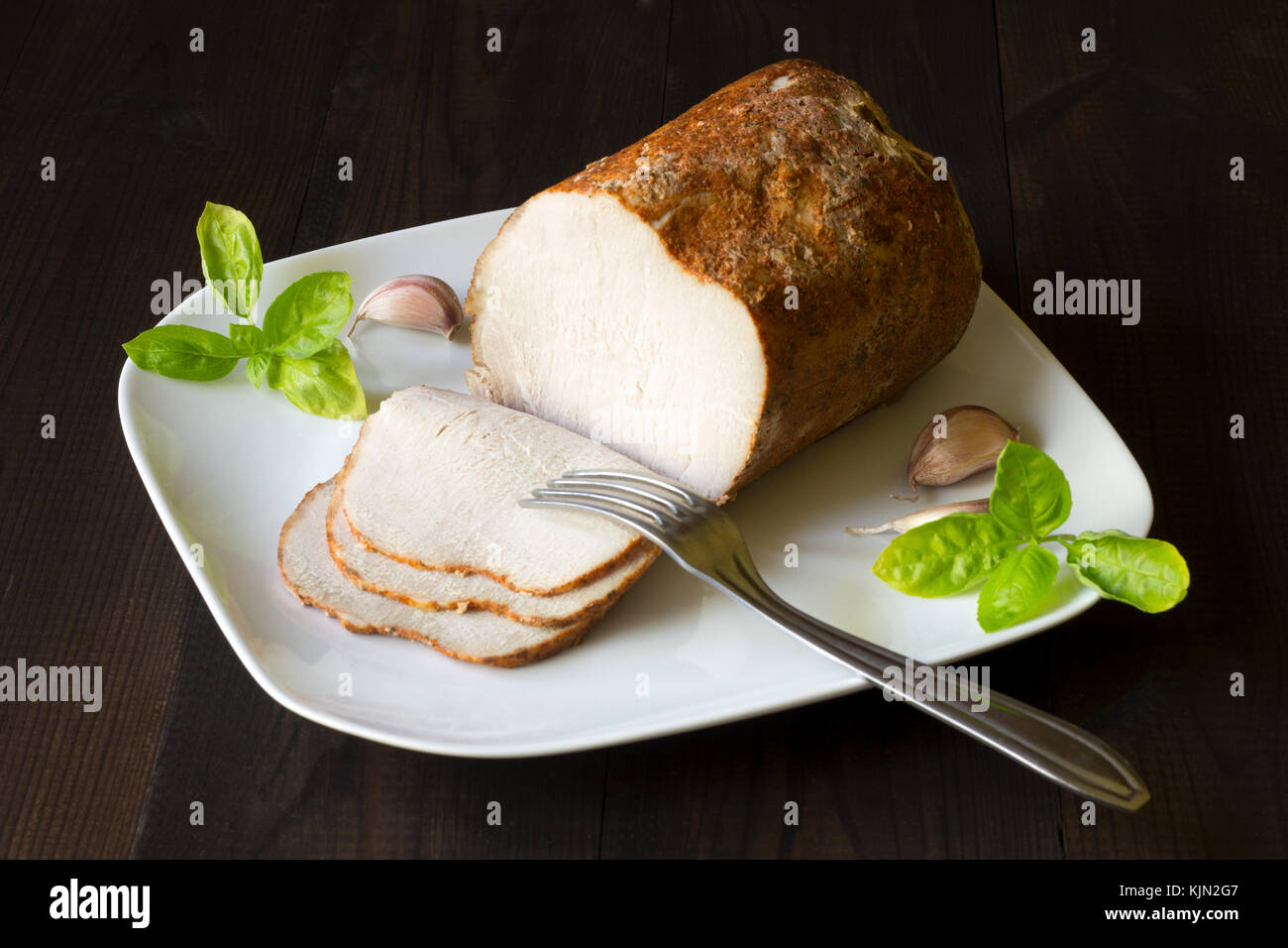 tasty homemade ham Stock Photo - Alamy