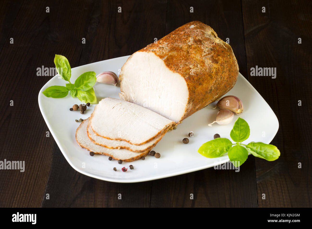 tasty homemade ham Stock Photo - Alamy