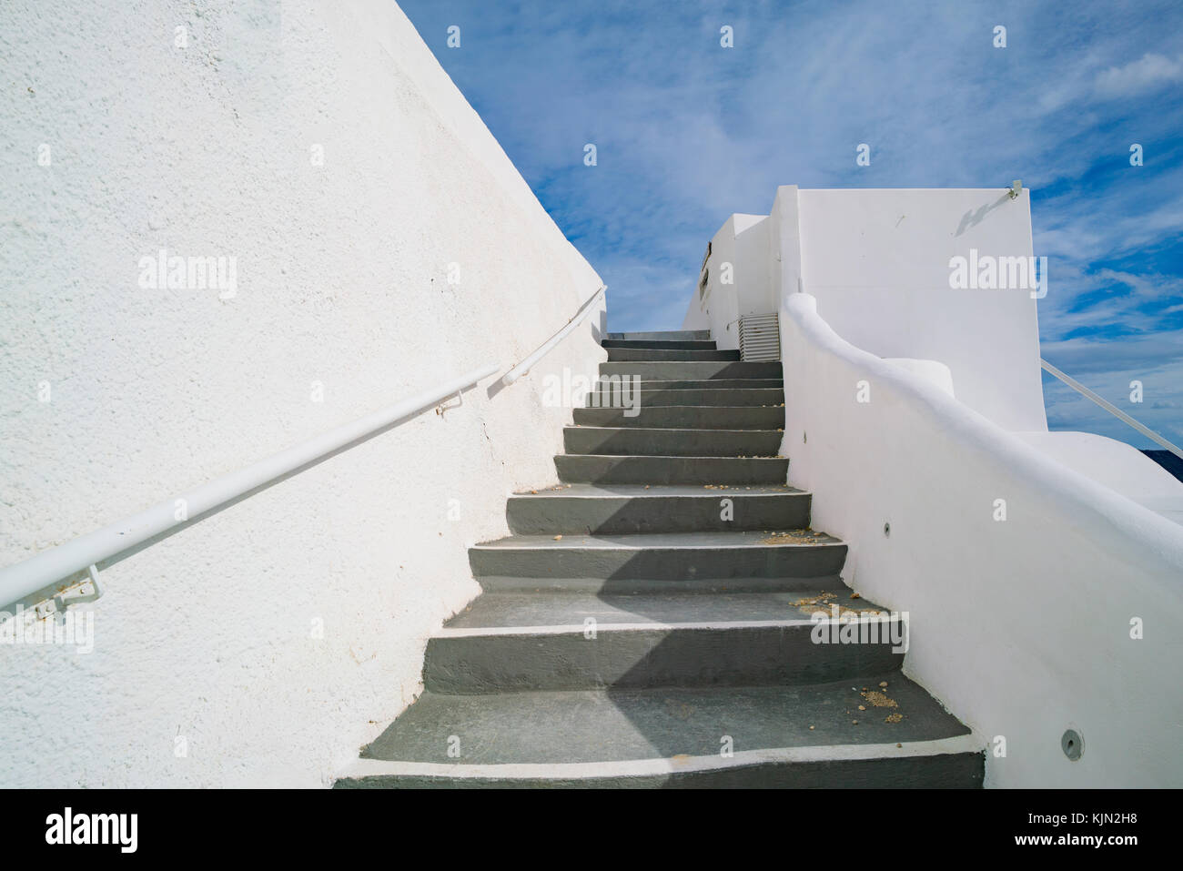Architecture detail in town Oia. Santorini Greece Stock Photo - Alamy