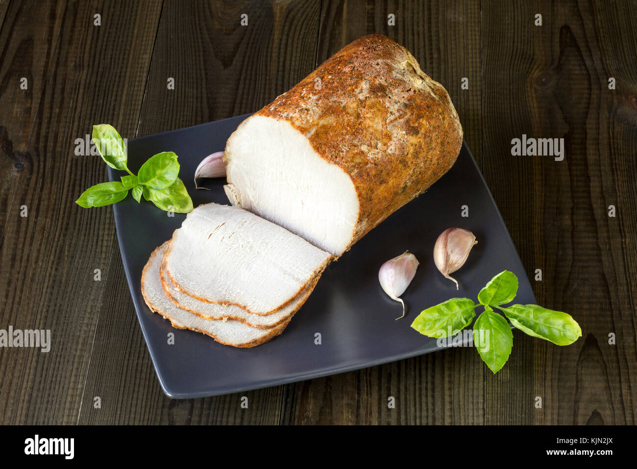 tasty homemade ham Stock Photo - Alamy