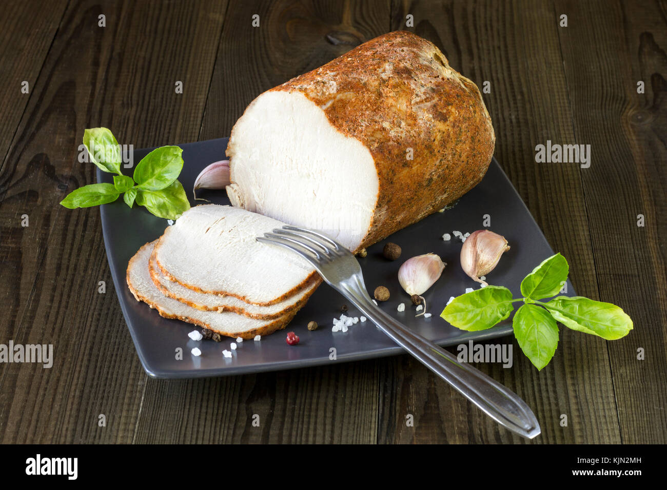 tasty homemade ham Stock Photo - Alamy