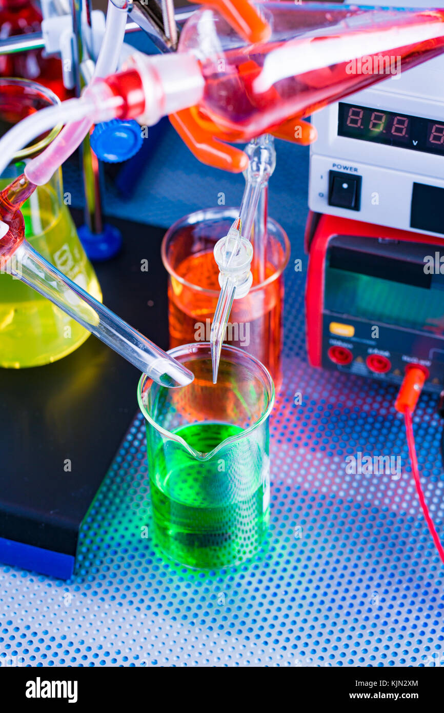 Instruments in the laboratory of physical chemistry Stock Photo - Alamy