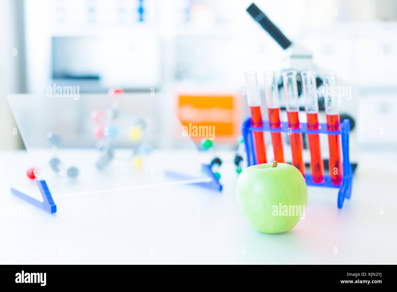 Microbiological items in science laboratory Stock Photo - Alamy