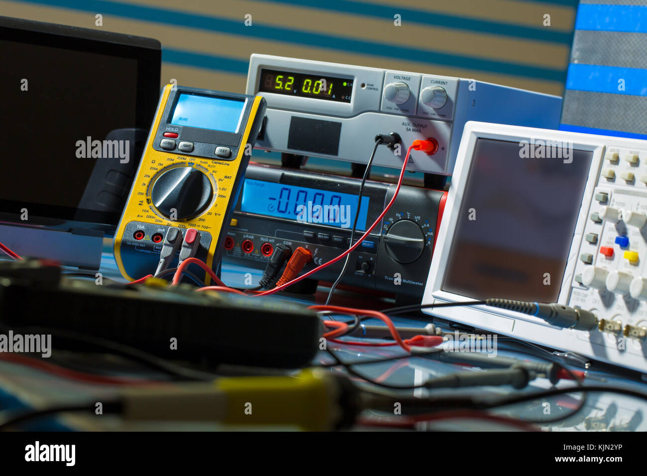 devices in electronics laboratory Stock Photo - Alamy