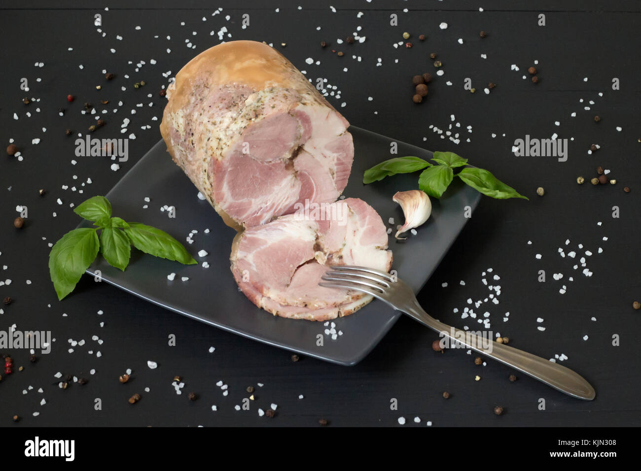 tasty homemade ham Stock Photo - Alamy