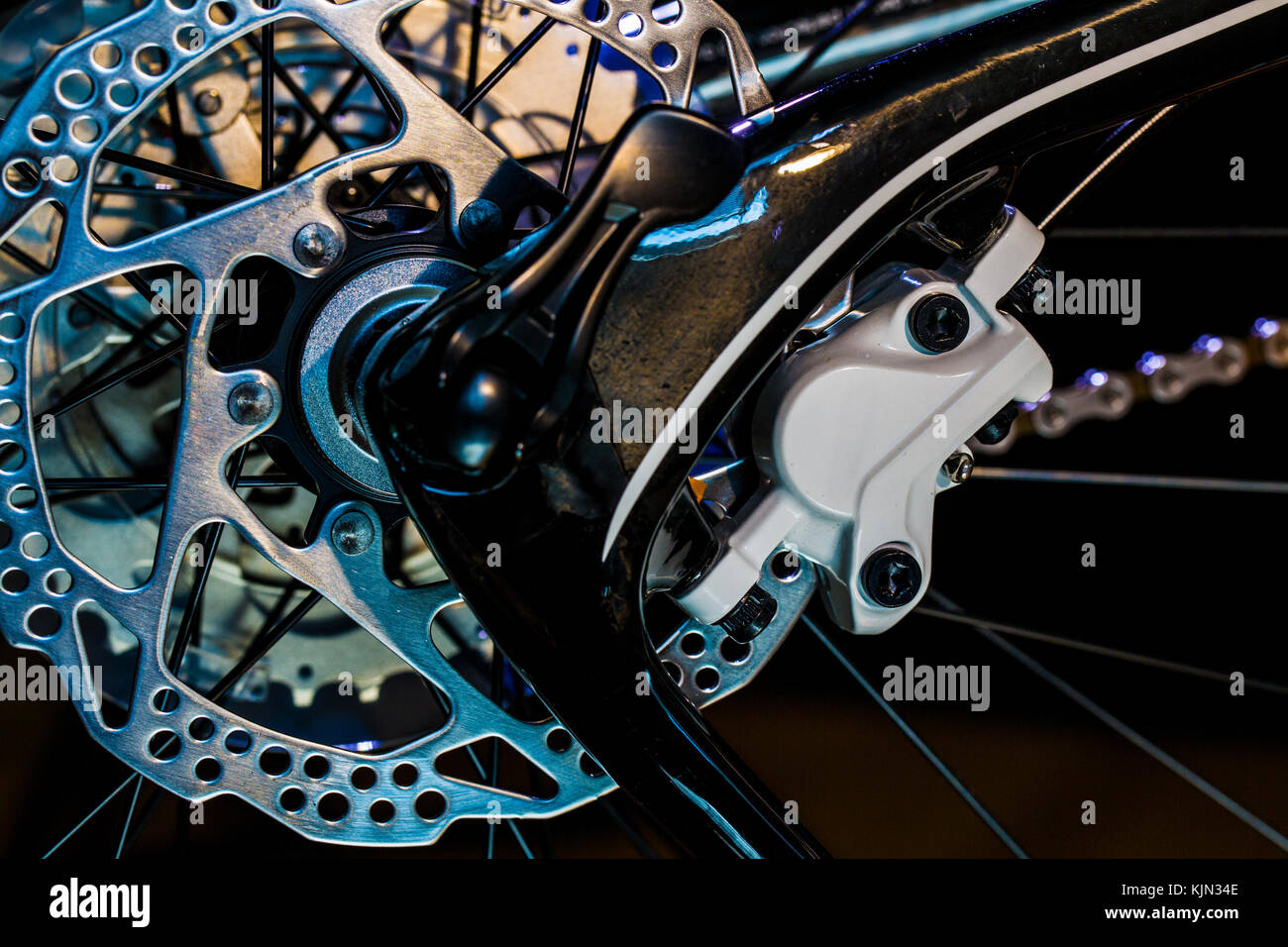 Details of the mountain bike MTB Stock Photo - Alamy