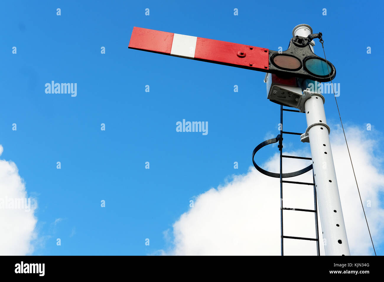 Mechanical train signal hi-res stock photography and images - Alamy