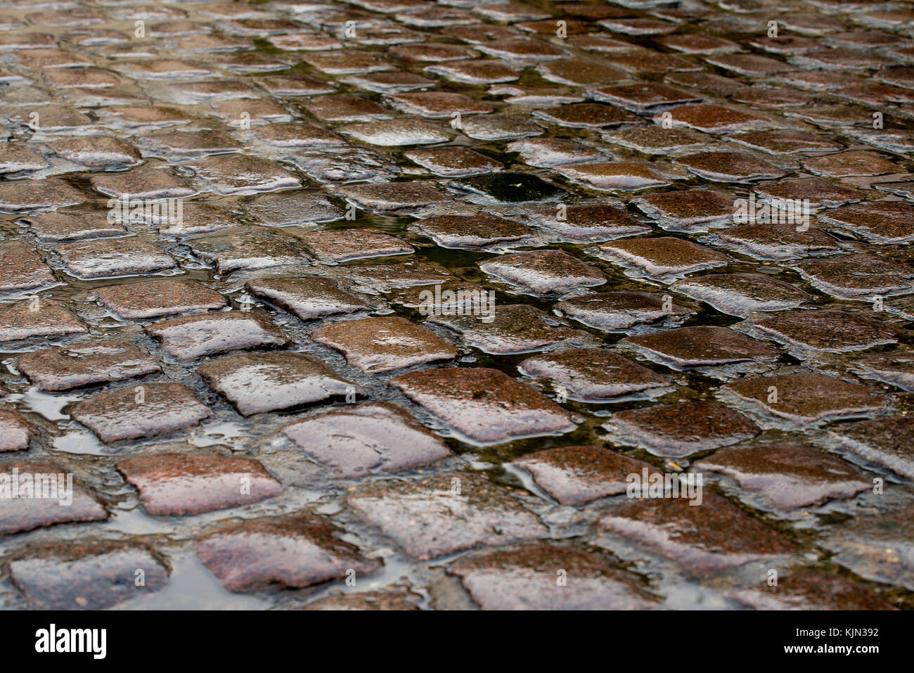 Wet cobbles cobblestones hi-res stock photography and images - Alamy