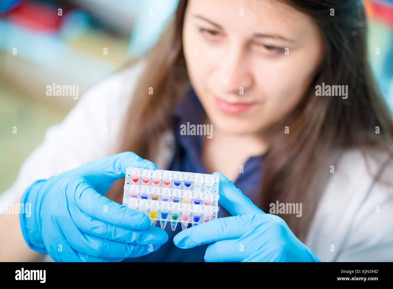 Young female technician in genetic laboratory with PCR Stock Photo - Alamy Young female technician in genetic laboratory with PCR Stock Photo - Alamy