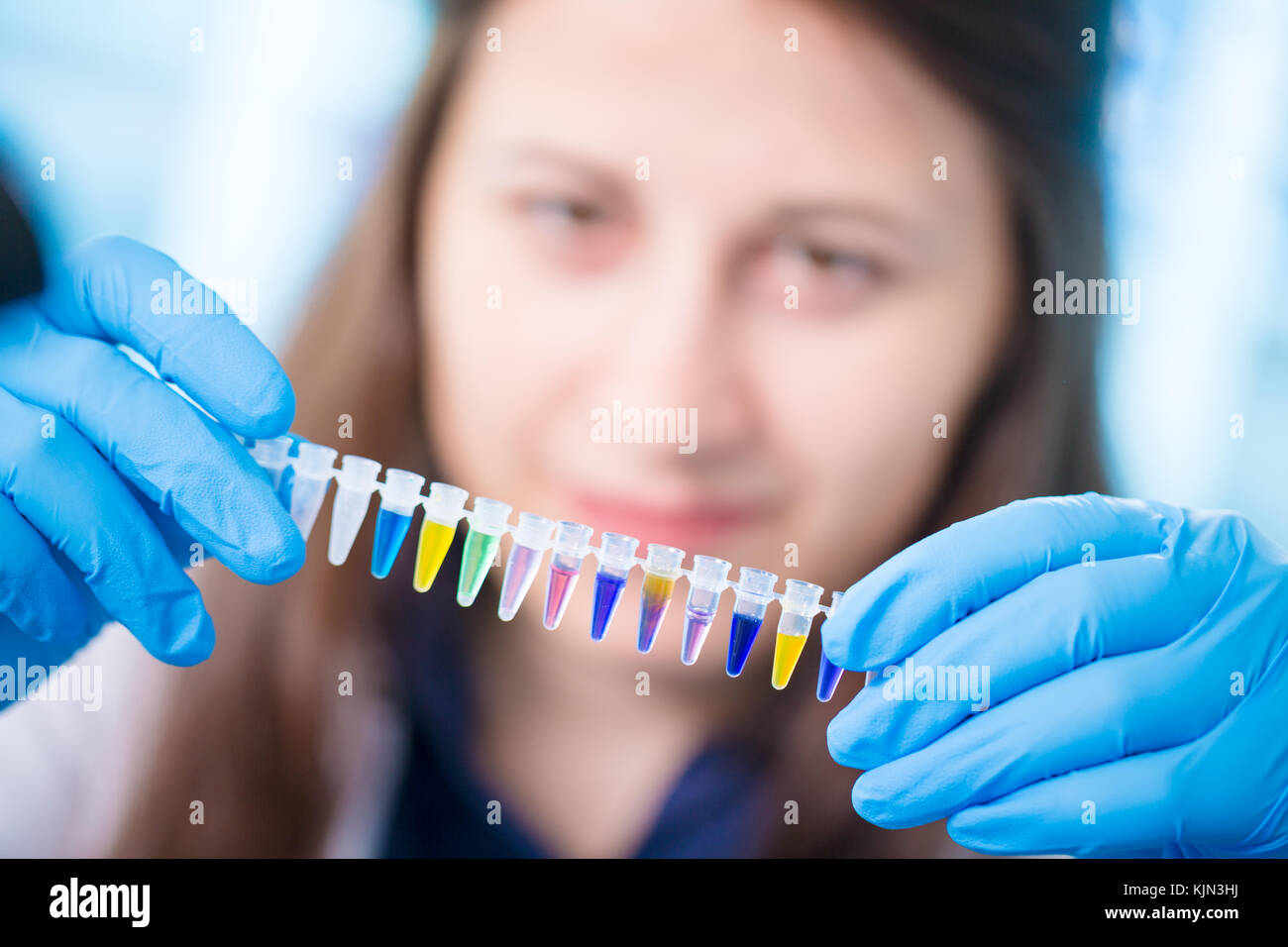 Young female technician in genetic laboratory with PCR Stock Photo - Alamy Young female technician in genetic laboratory with PCR Stock Photo - Alamy