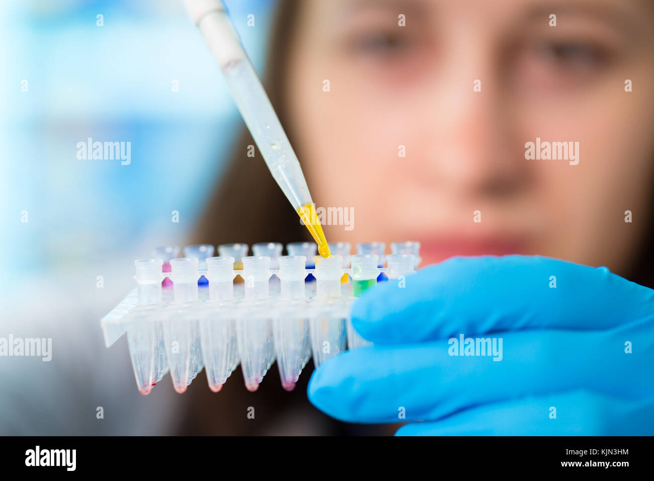 Young female technician in genetic laboratory with PCR Stock Photo - Alamy Young female technician in genetic laboratory with PCR Stock Photo - Alamy