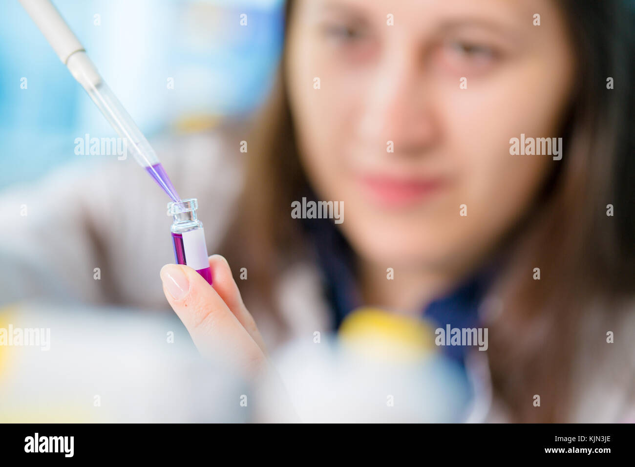 Young female technician in genetic laboratory with PCR Stock Photo - Alamy Young female technician in genetic laboratory with PCR Stock Photo - Alamy