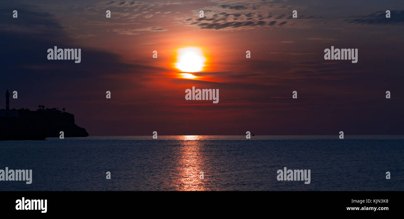 Sea sunset view Stock Photo - Alamy