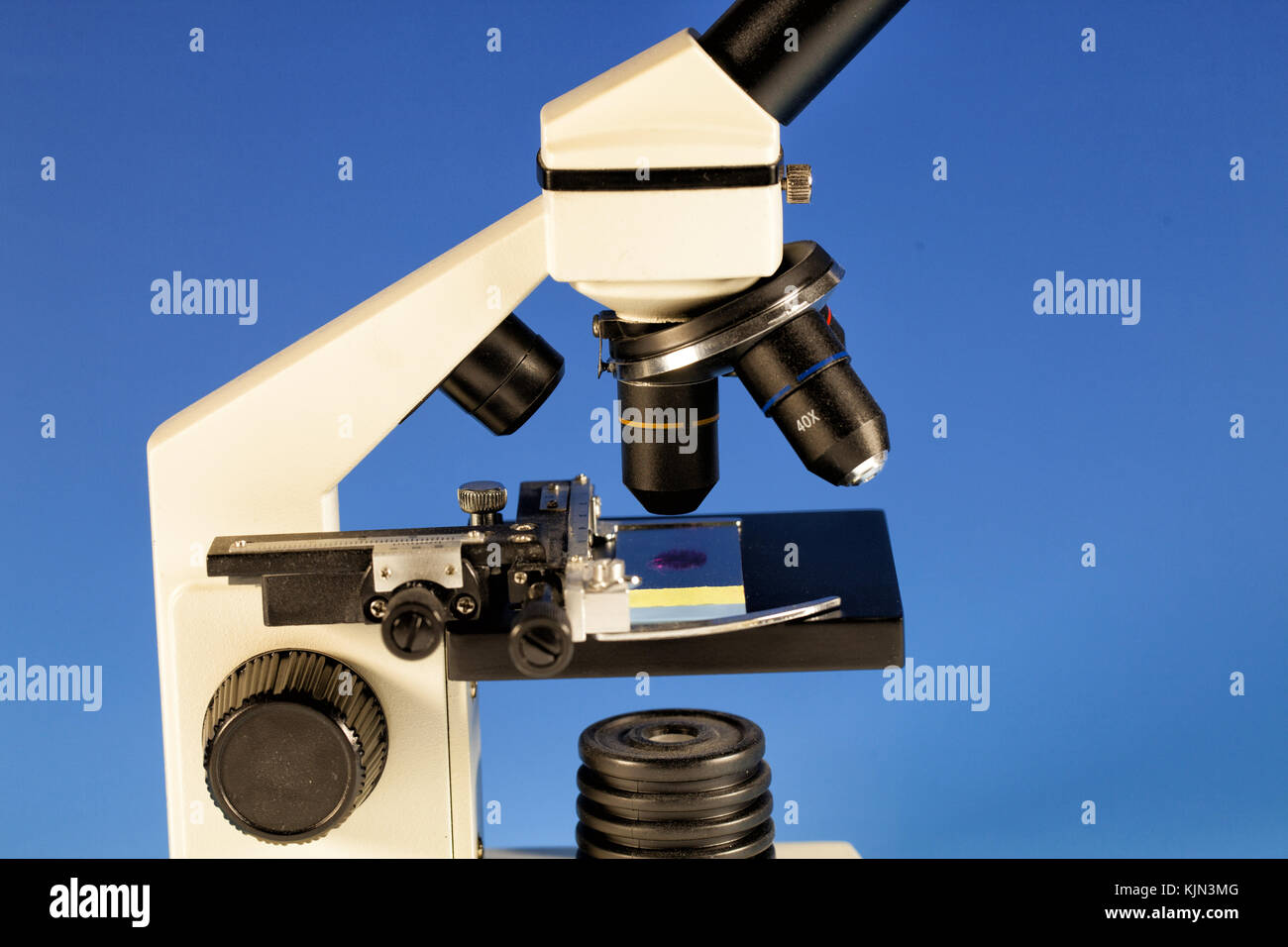 Scientific microscope in science laboratory Stock Photo - Alamy