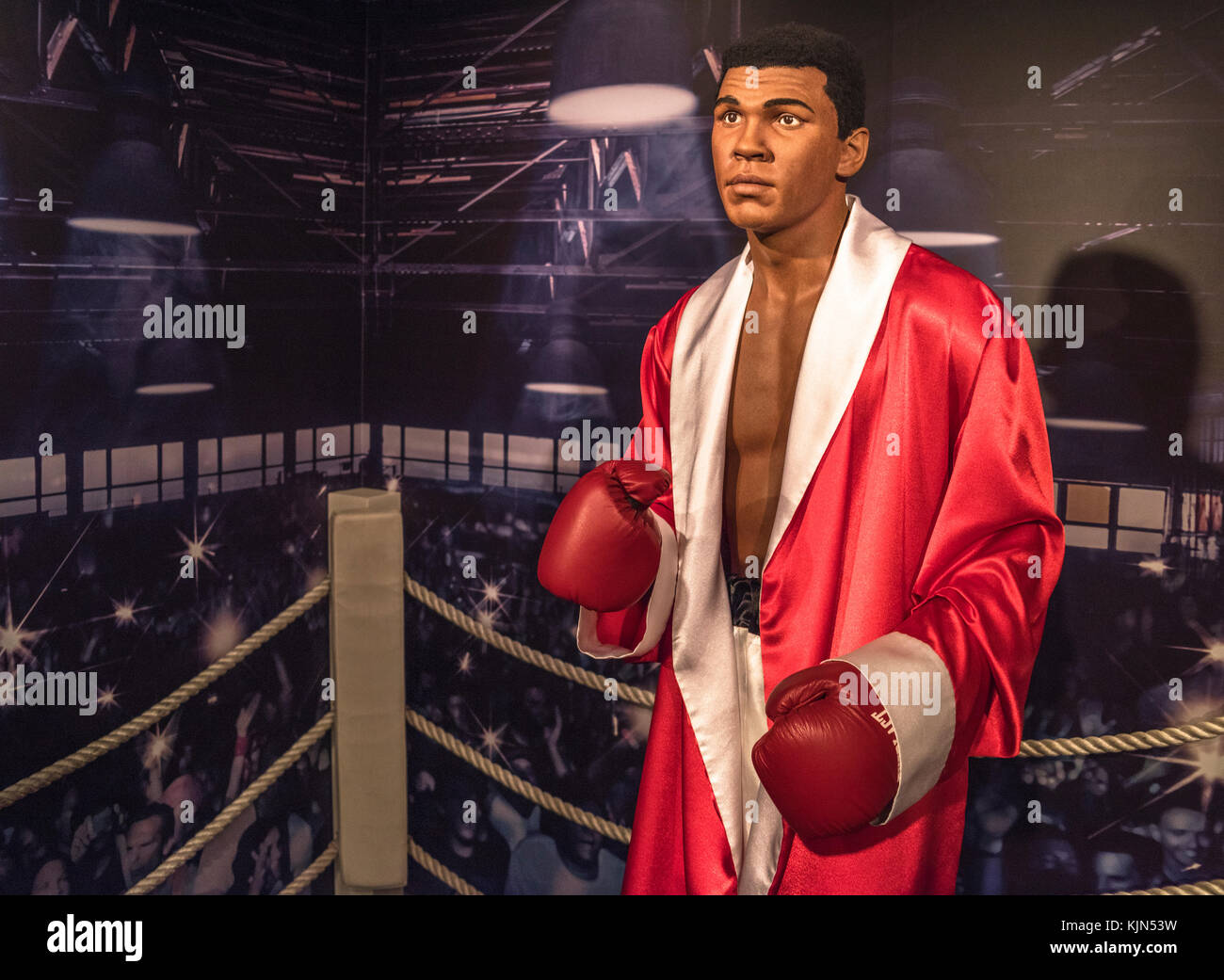 Berlin, Germany - March 2017: wax figure in Madame Tussaud's museum ...