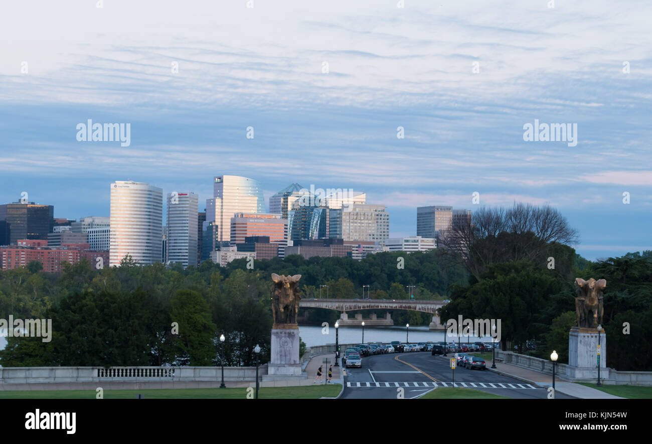 Skyline in Washington DC Stock Photo - Alamy
