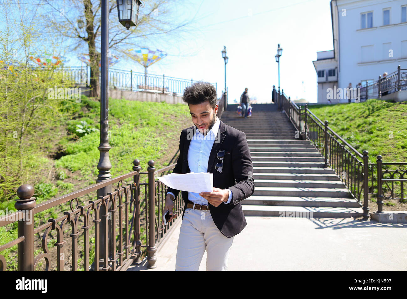 Secretary talking with boss by phone and discuss work Stock Photo - Alamy