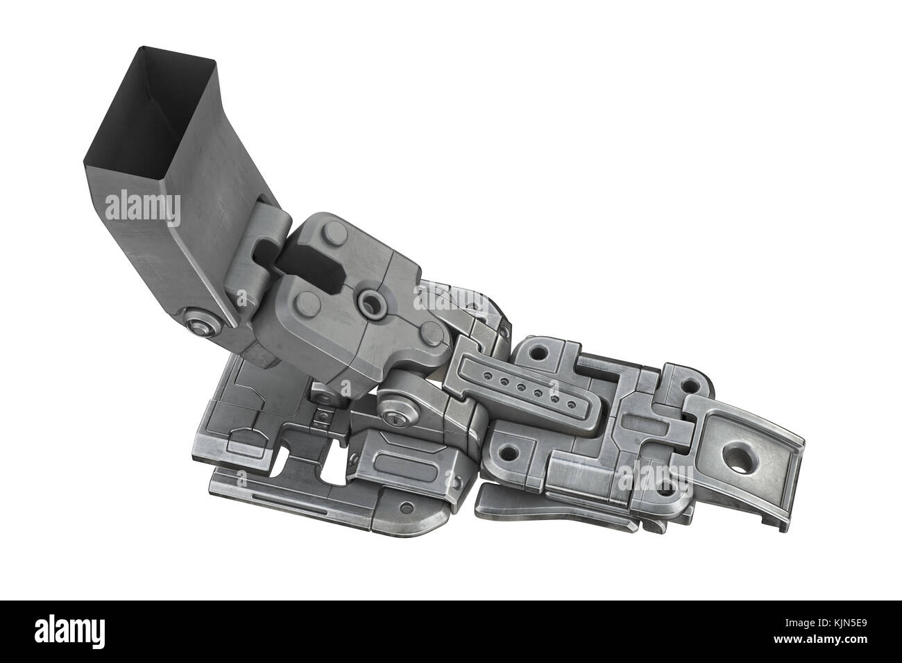 Sci-fi future leg Stock Photo - Alamy