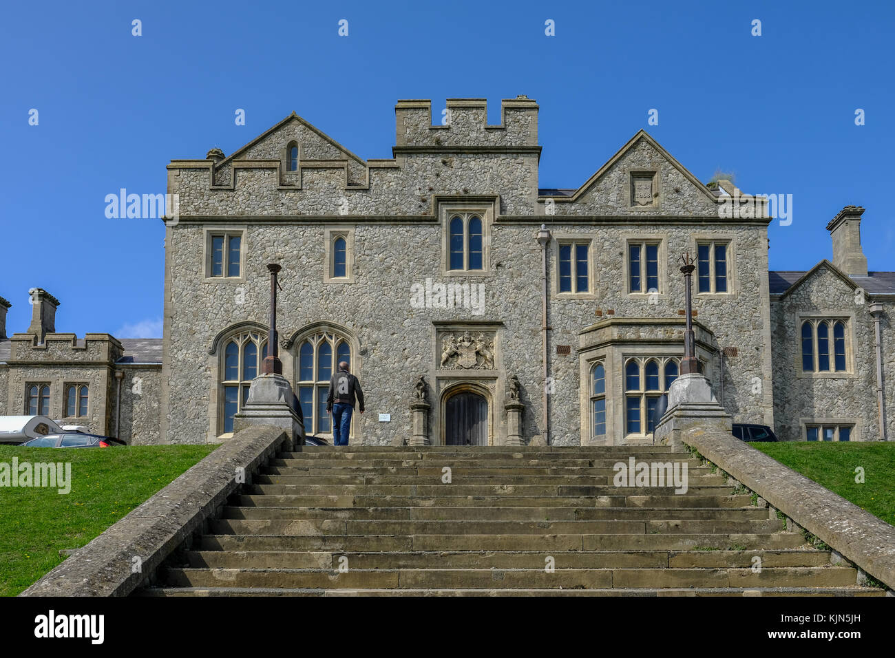 Dover Castle, Dover, Kent, UK - August 17, 2017: Officer's New Barracks ...