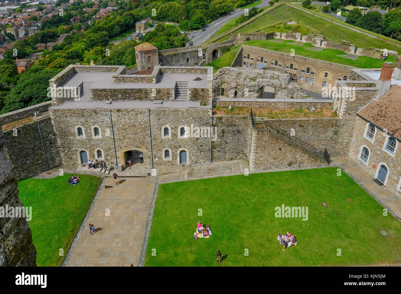 Aerial dover castle hi-res stock photography and images - Alamy